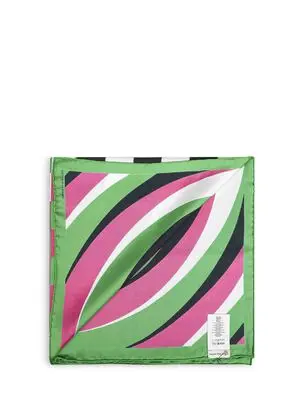 Dries Van Noten Graphic-print Silk Square Scarf