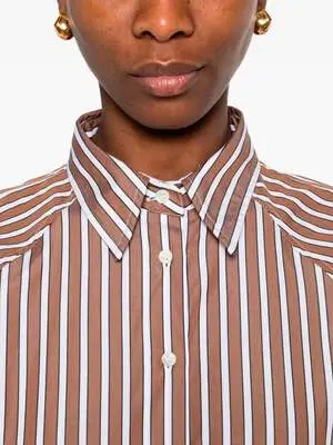 Brunello Cucinelli Cotton Striped Shirt - Multicolor