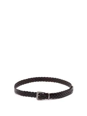 Brunello Cucinelli Braided Leather Belt - Multicolor