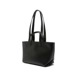 A.p.c. Leather Shoulder Bag With Top Handle