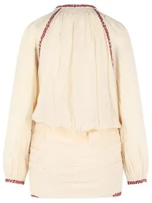 Isabel Marant Étoile Ludy Short Dress - Cream