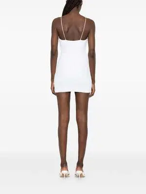 Oseree Mini Dress With Sequins And Ring Detail