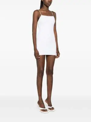 Oseree Mini Dress With Sequins And Ring Detail
