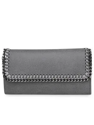 Stella McCartney Falabella Continental Wallet - Gray