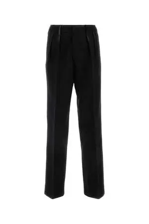 MAISON MARGIELA Wool Tailored Trousers - Black