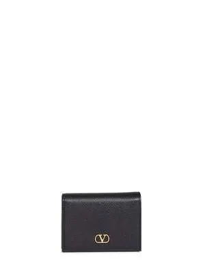 Valentino Garavani Valentino Garavani Women Black Vlogo Signature Wallet Multicolor