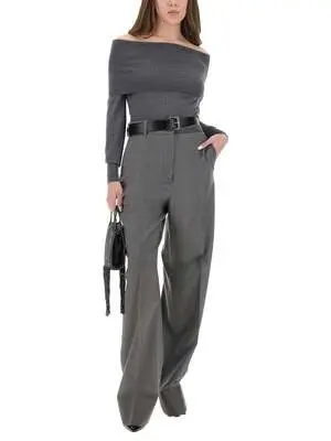 Stella McCartney Wool Turtleneck Sweater - Gray
