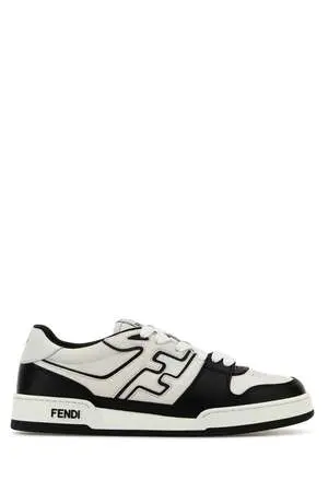 Fendi Two-tone Leather Match Sneakers