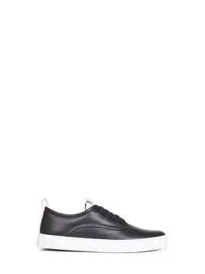 Givenchy Black Calf Leather Lace-up Sneakers - Multicolor