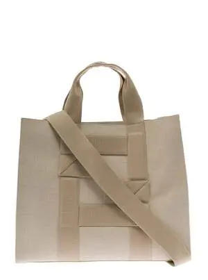 Fendi Fabric Handbag With Removable Shoulder Strap - Multicolor