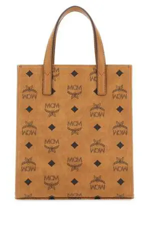 Mcm Monogrammed Canvas Shopping Tote - Multicolor
