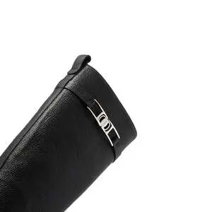 FERRAGAMO Leather Knee-high Boots With Silver-tone Hardware