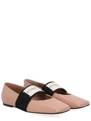 Givenchy Sliced Square Dancer Ballet Flats - Pink