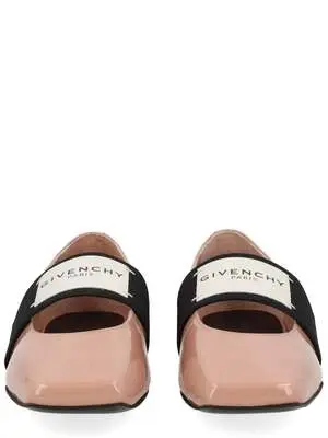 Givenchy Sliced Square Dancer Ballet Flats - Pink