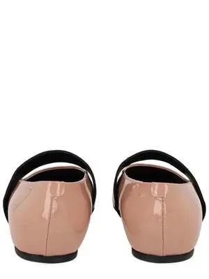 Givenchy Sliced Square Dancer Ballet Flats - Pink