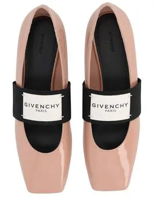 Givenchy Sliced Square Dancer Ballet Flats - Pink