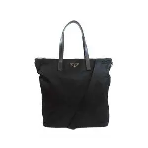 Prada PRADA Nylon Tote Bag Black