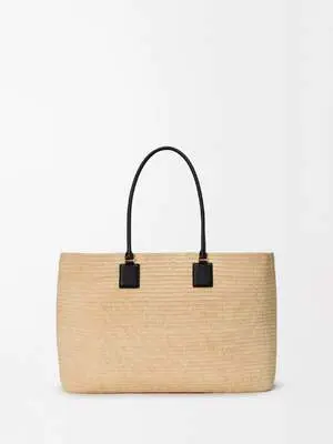 Loewe Extra Large Raffia Tote