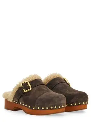 Chloé Shearling Mule
