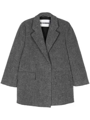 JIL SANDER Caban Coat - Multicolor