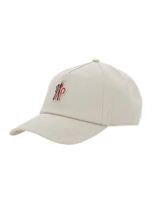 Moncler Moncler Grenoble Cotton Baseball Cap With Embroidered Logo Multicolor