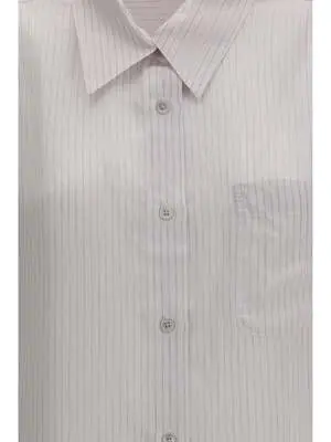 Our Legacy Forever Shirt Striped Cotton Blend With Cupro