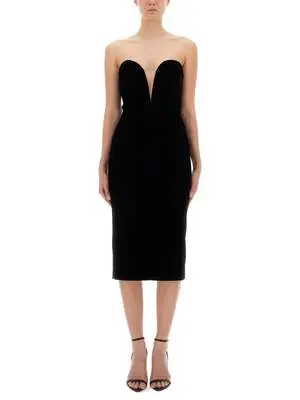 TOM FORD Velvet Cocktail Dress - Black