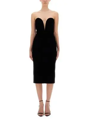 TOM FORD Velvet Cocktail Dress - Black