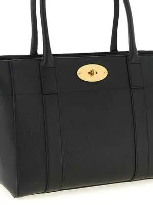 Mulberry Bayswater 9 To 5 Hammered Leather Handbag - Black