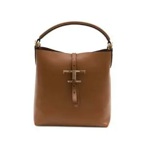 TOD'S Leather Tote Bag - Brown