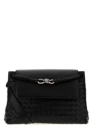 Bottega Veneta Medium Andiamo Crossbody Bag - Black
