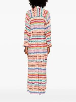 Missoni Chevron Knit Long Sleeve Shirt