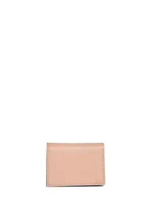 Valentino Garavani Rose Sand Vlogo Signature Wallet - Multicolor