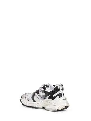 Balenciaga White And Black Mesh And Nylon Runner Sneakers - Multicolor