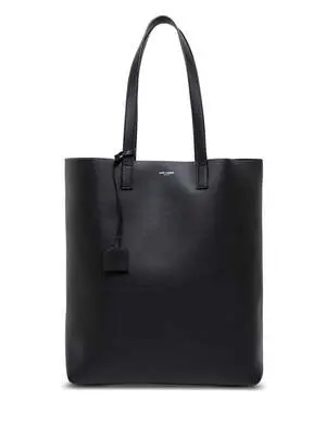 Saint Laurent Shopping Bold Handbag In Leather - Black