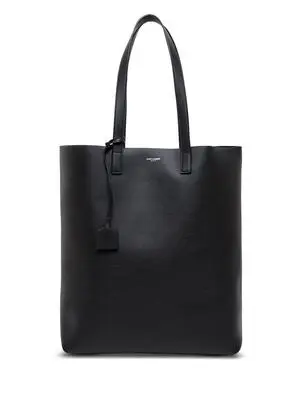 Saint Laurent Shopping Bold Handbag In Leather - Black