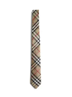 Burberry Check Silk Tie - Multicolor