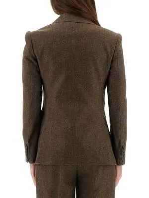Max Mara Fitted Virgin Wool Jacket
