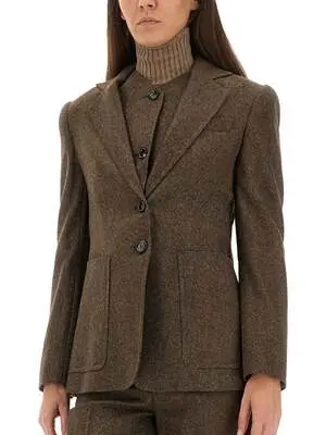 Max Mara Fitted Virgin Wool Jacket