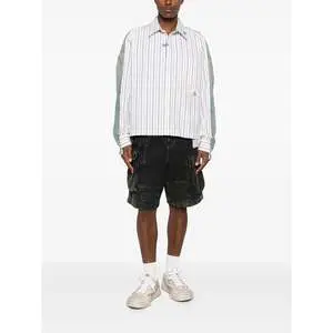 Mihara Yasuhiro Cotton Cargo Shorts - Black