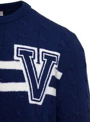 Valentino Garavani Virgin Wool Vlogo Crewneck Sweater