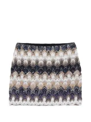 Missoni Printed Knit Miniskirt - Multicolor