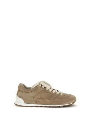 Brunello Cucinelli Suede Lace-up Sneakers