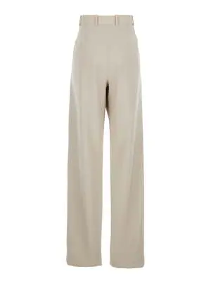 Saint Laurent Wool Pants With Belt Loops