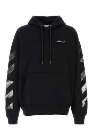 Men's Black Cotton Hoodies