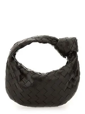 Bottega Veneta Mini Jodie Bag Woven Lamb Skin - Brown