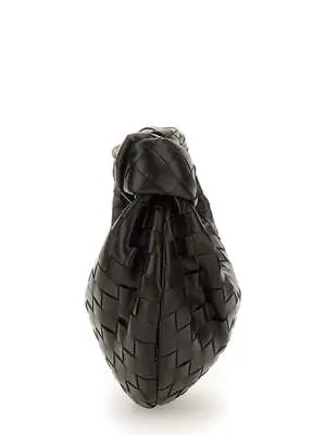 Bottega Veneta Mini Jodie Bag Woven Lamb Skin - Brown