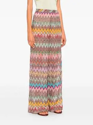Missoni Zigzag Pattern Viscose Pants