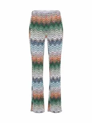 Missoni Zigzag Pattern Viscose Pants - Multicolor