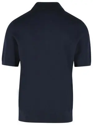 Burberry Marcus' Navy Cashmere Polo Shirt